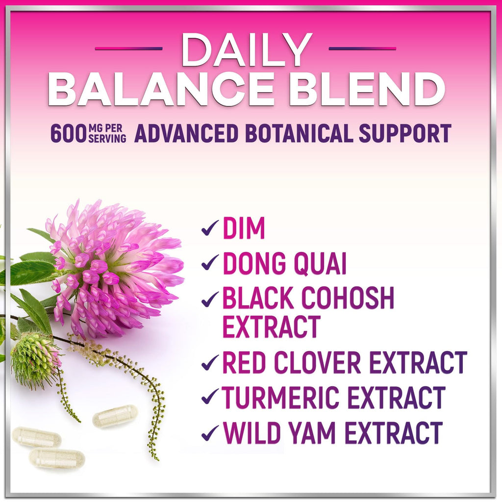 Natural menopause support supplements
