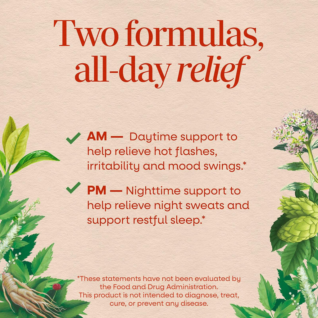 Natural menopause support with multivitamins