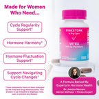 Natural menopause support with Pink Stork Vitex
