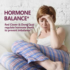 natural menopause support with Red Clover