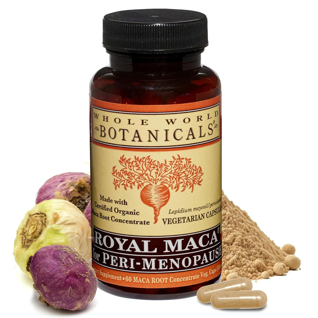 Natural menopause support with Royal Maca