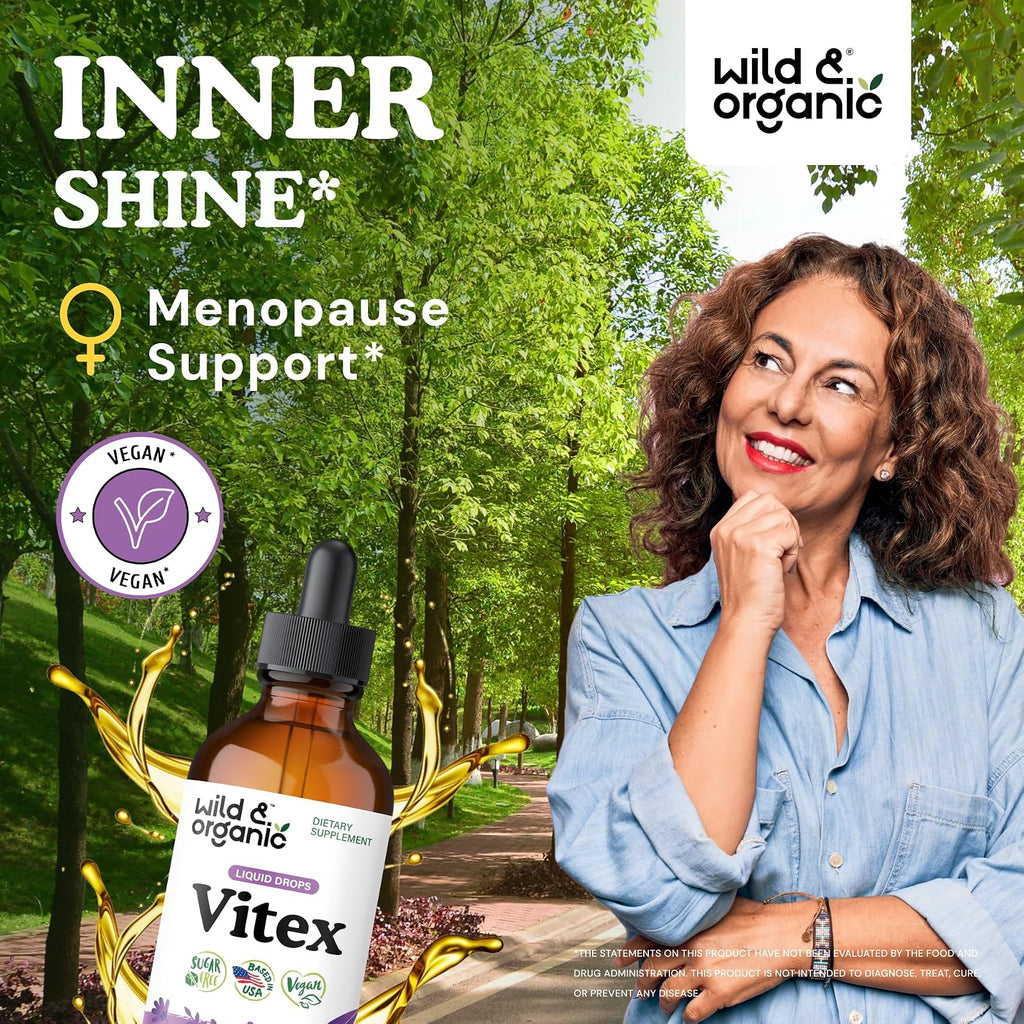 Natural menopause support with Vitex tincture