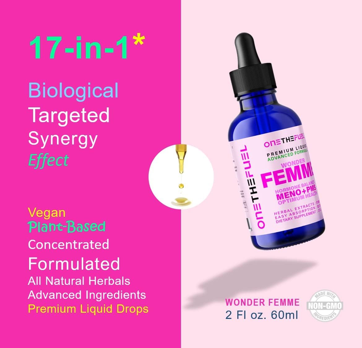 natural menopause support with Wonder Femme tincture