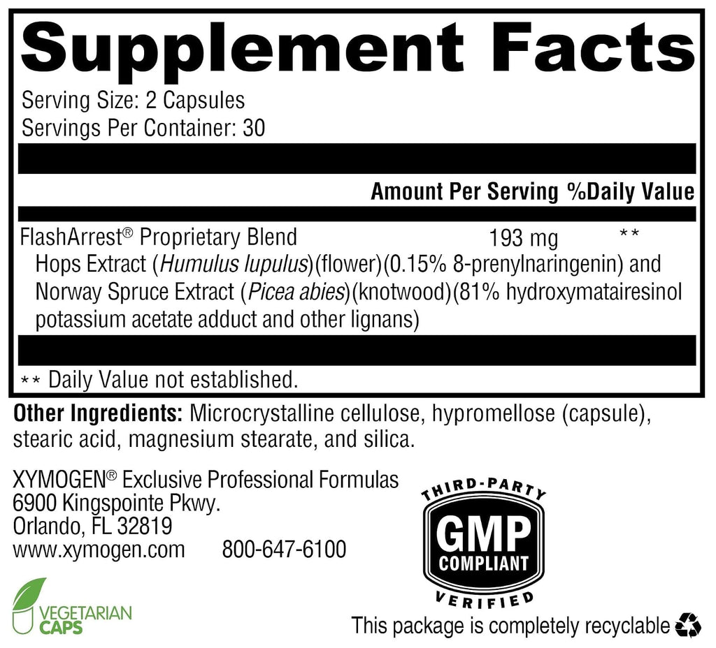 natural menopause support with XYMOGEN