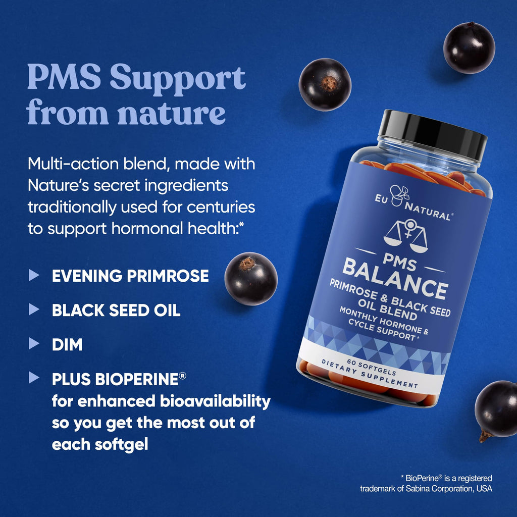 natural menstrual support with evening primrose