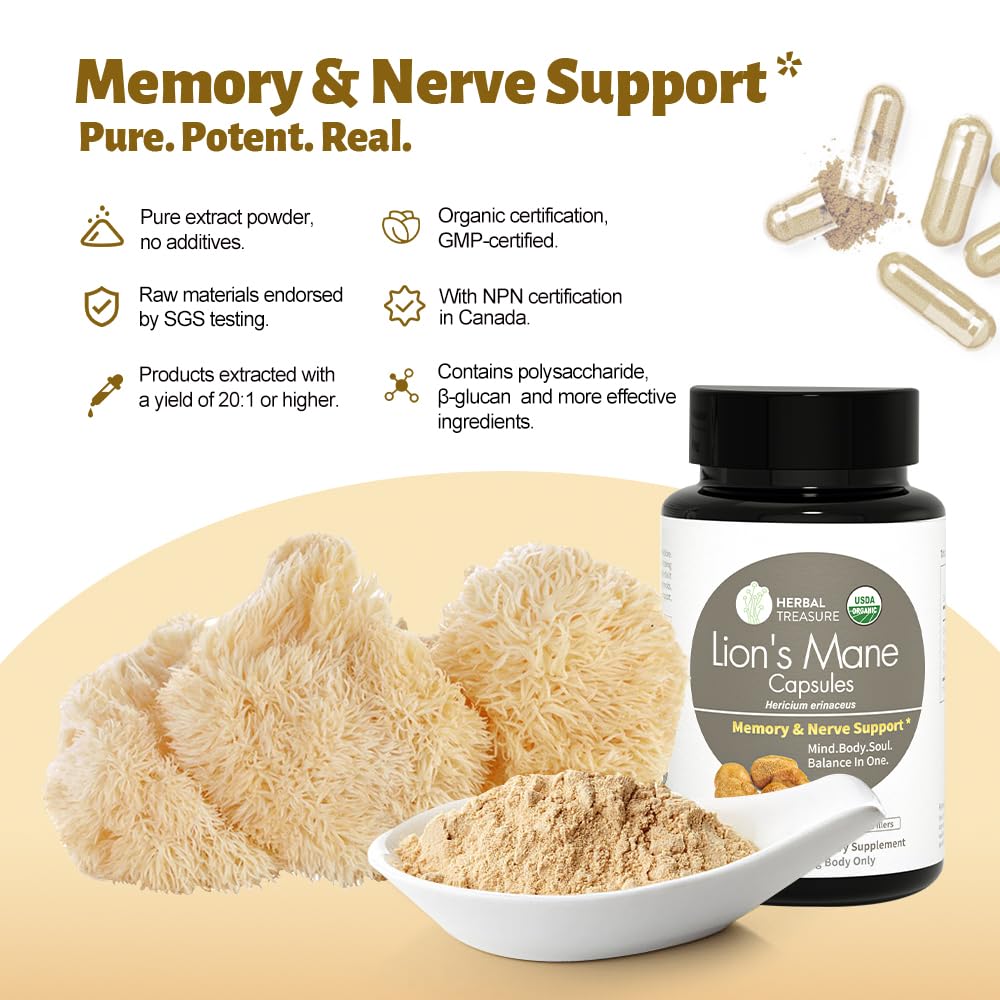 natural mental clarity mushroom formula