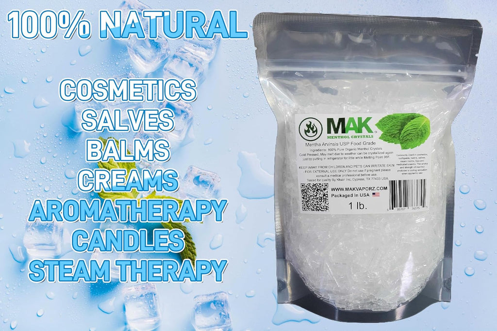 natural menthol for soothing relief