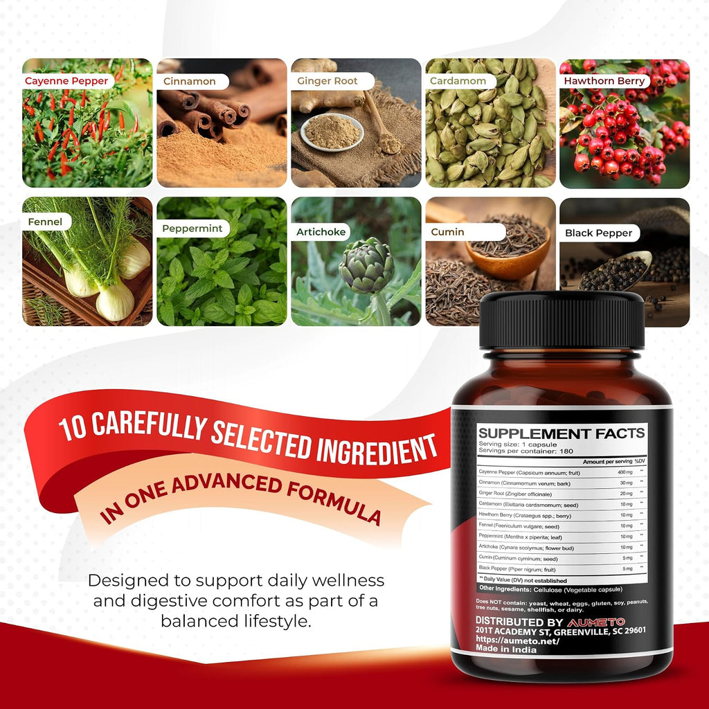 Natural metabolism booster capsules