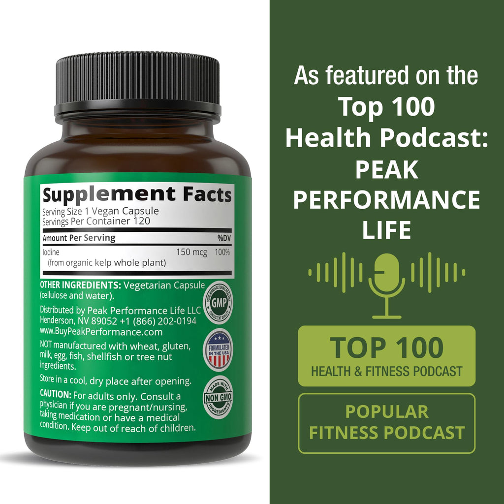 Natural metabolism support with iodine