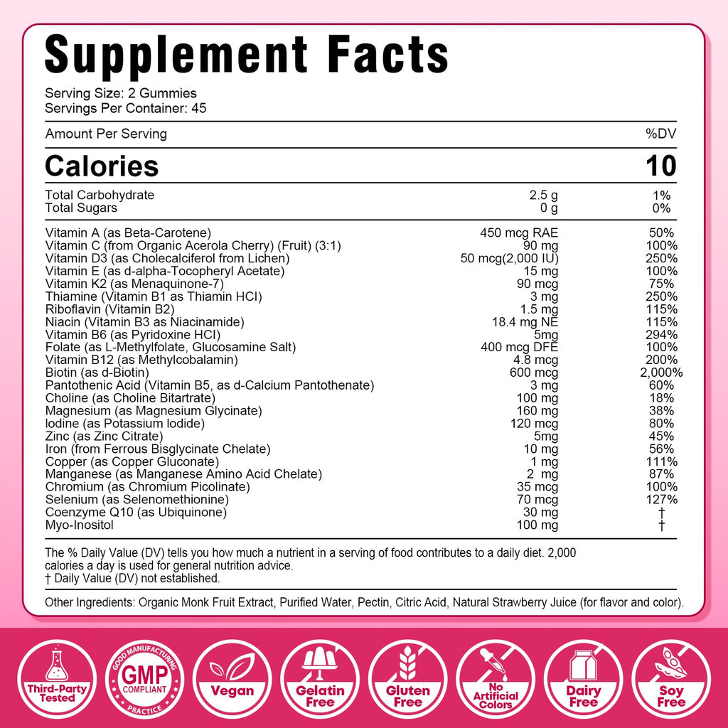 Natural methylated multivitamins for daily wellness