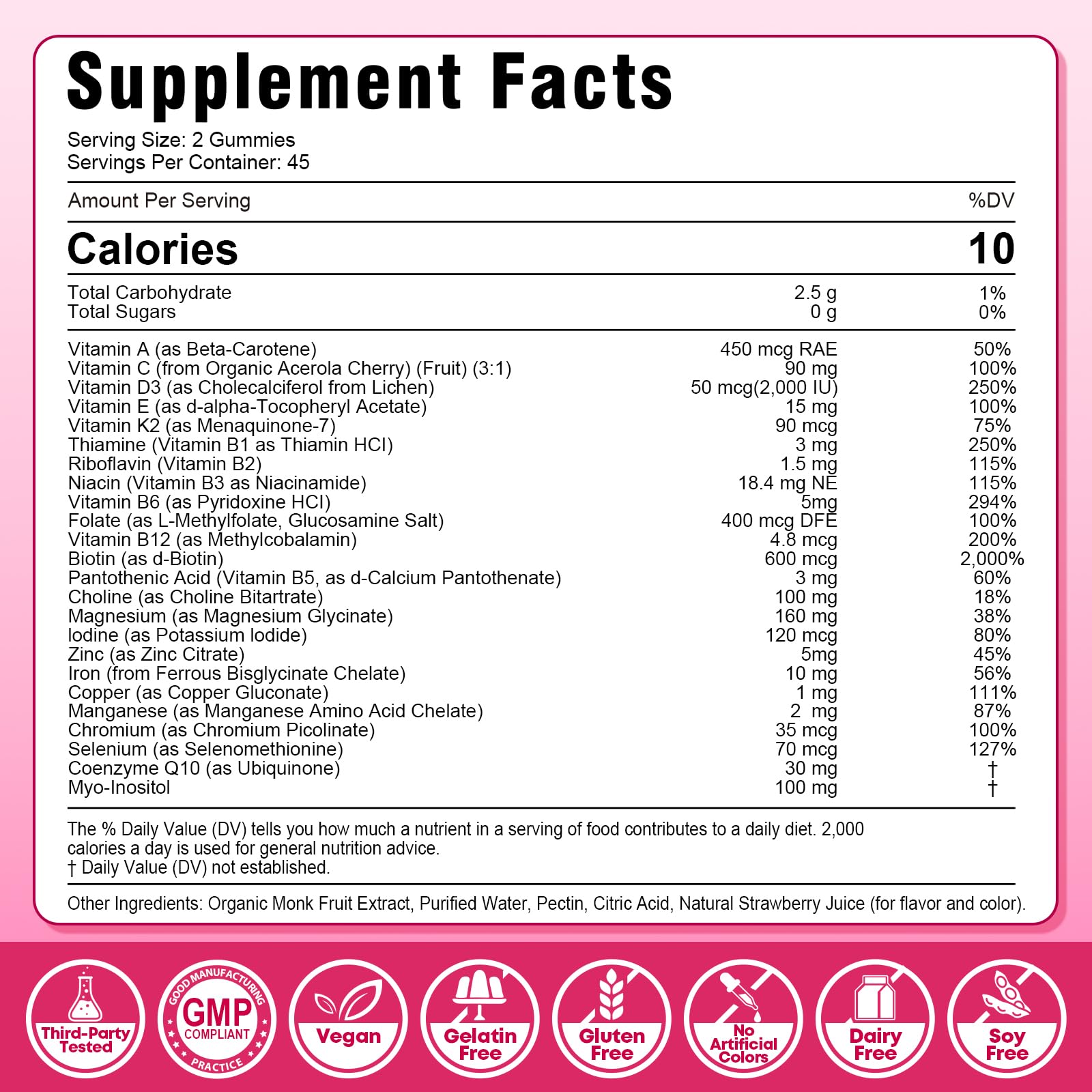 Natural methylated multivitamins for daily wellness