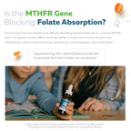 Natural methylfolate for healthy development