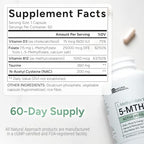 Natural methylfolate for mood support
