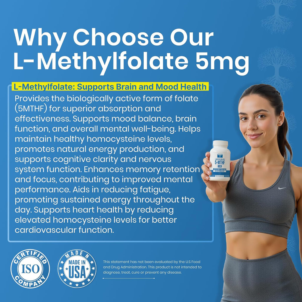 natural methylfolate for mood