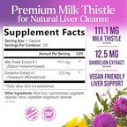 natural milk thistle capsules for detox