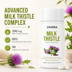 Natural Milk Thistle capsules for wellness