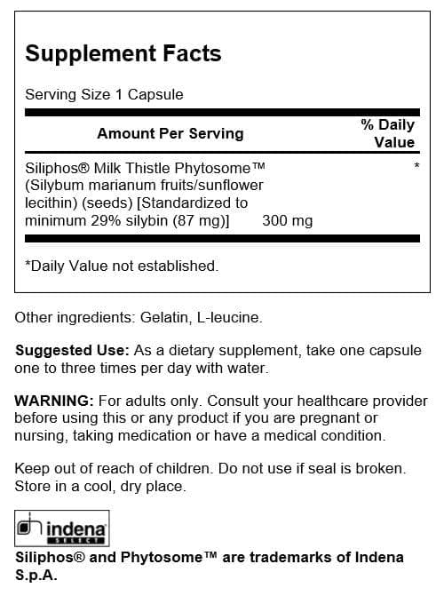 natural milk thistle detox capsules