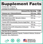 Natural milk thistle detox support