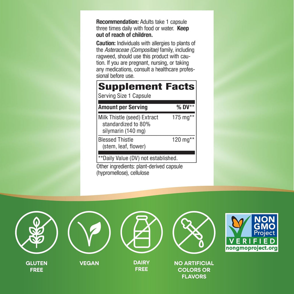 natural milk thistle for digestive wellness