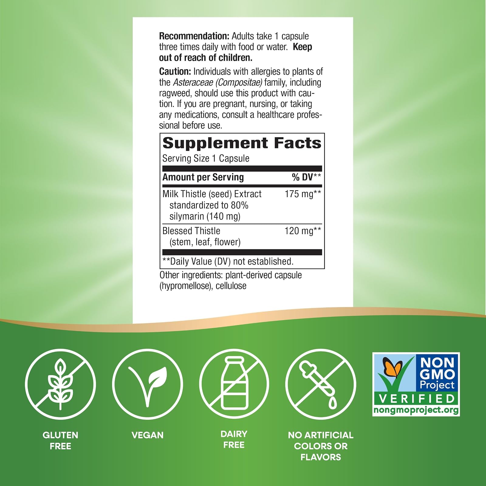 natural milk thistle for digestive wellness
