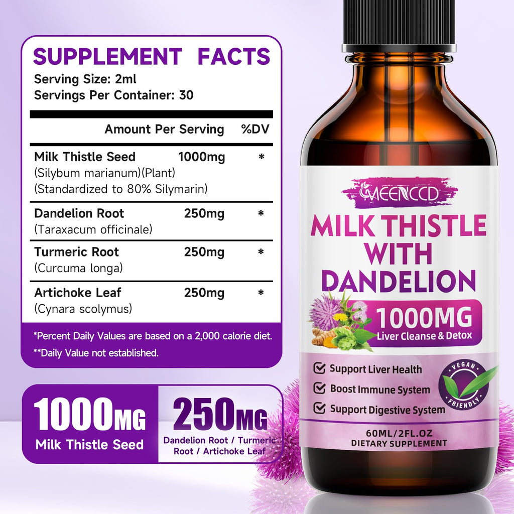 natural milk thistle liquid extract