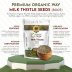 Natural Milk Thistle powder for wellness