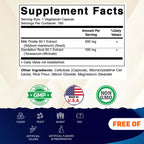 natural milk thistle supplement capsules