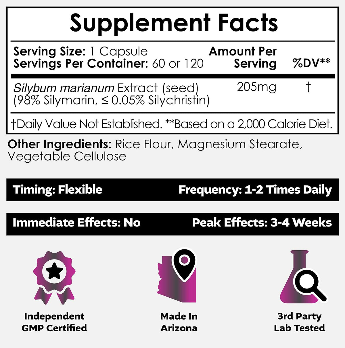 natural milk thistle supplement capsules