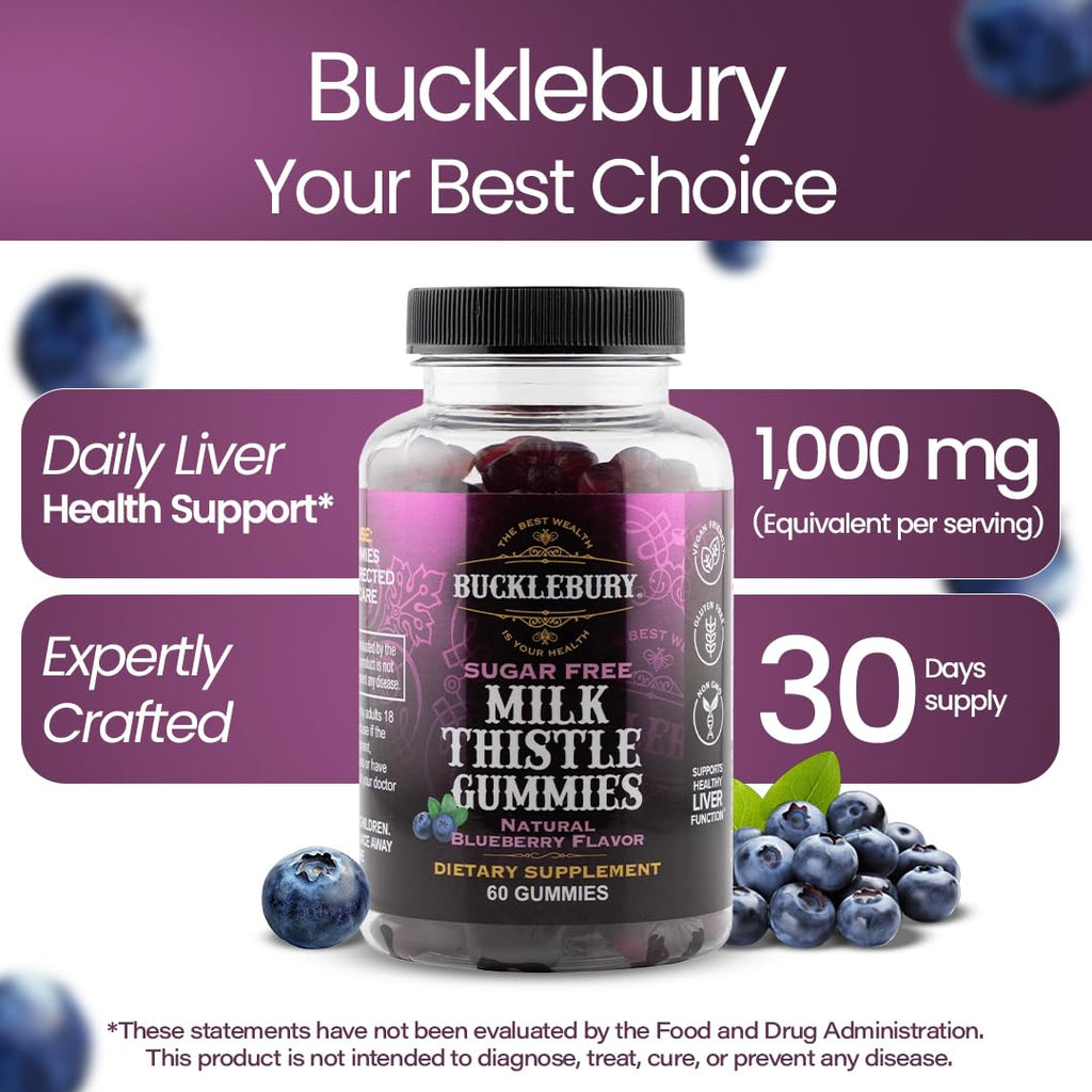 Natural milk thistle supplement for detox