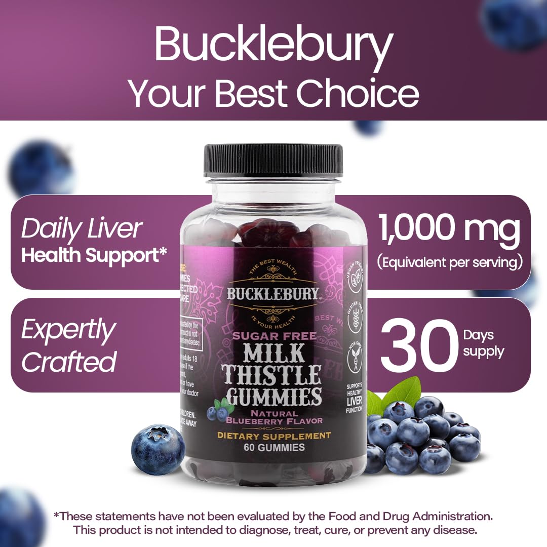 Natural milk thistle supplement for detox