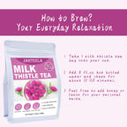 natural Milk Thistle tea for wellness