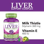 natural milk thistle vitamin E supplement