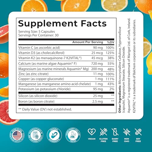 Natural mineral blend for skeletal health