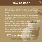 Natural mineral drops for coffee lovers
