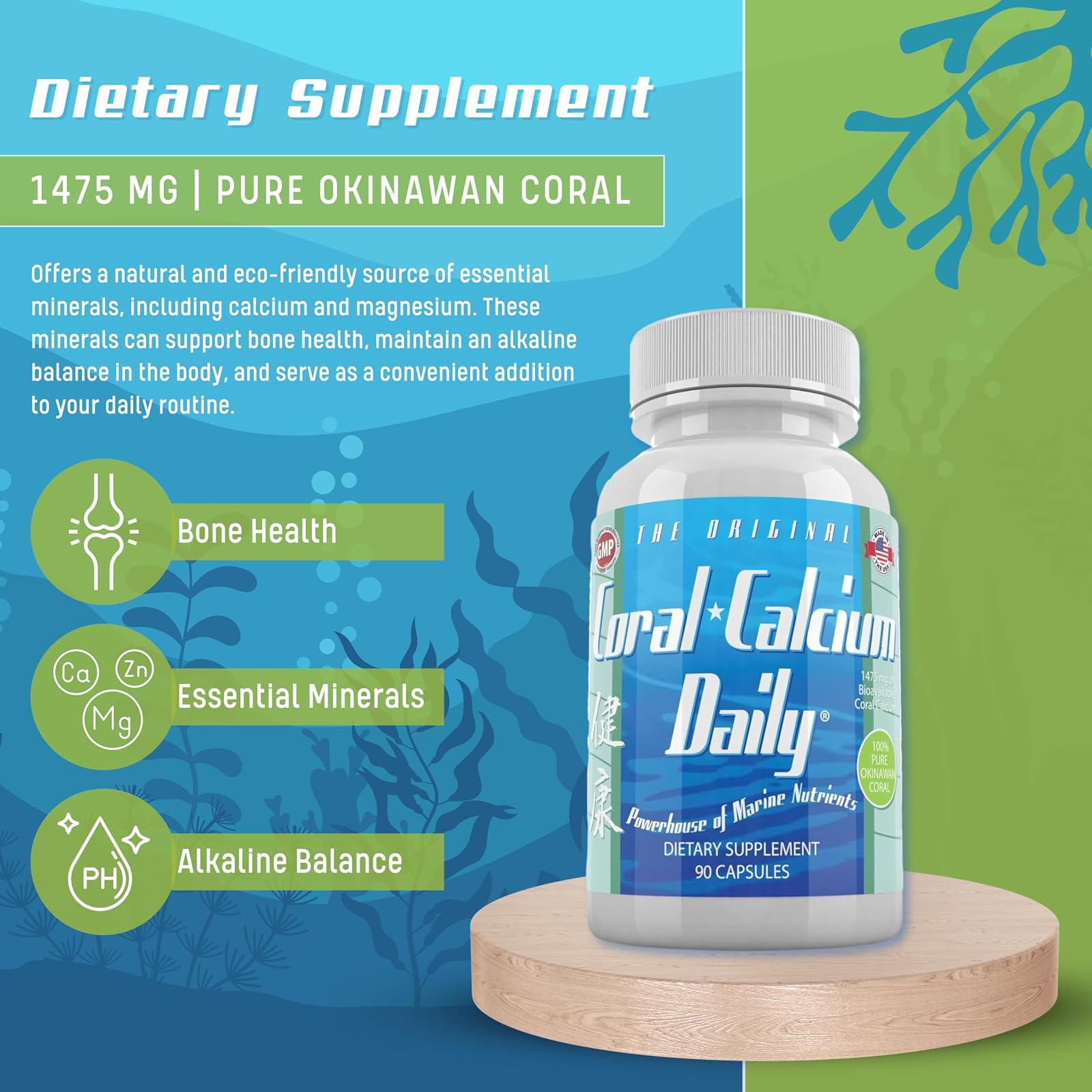 Natural mineral supplement for bones