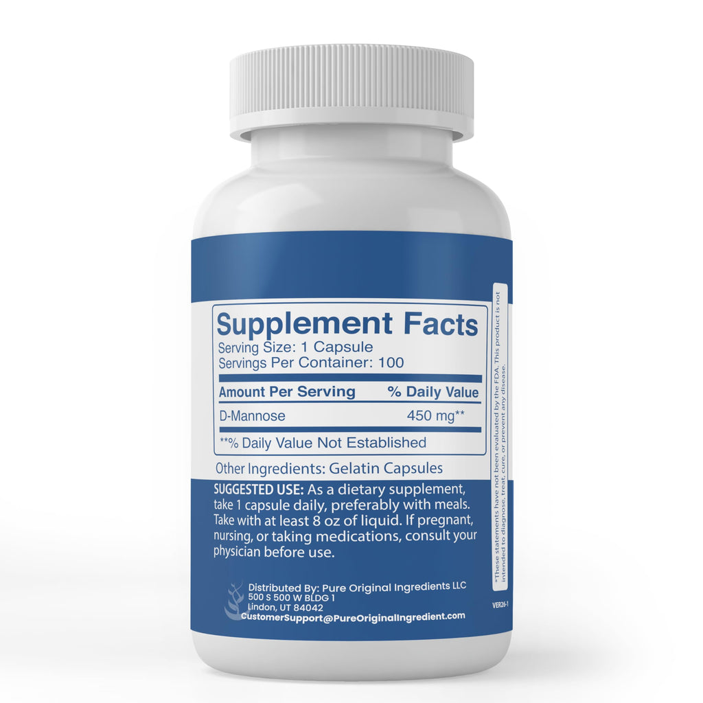 natural mineral supplement with D-Mannose