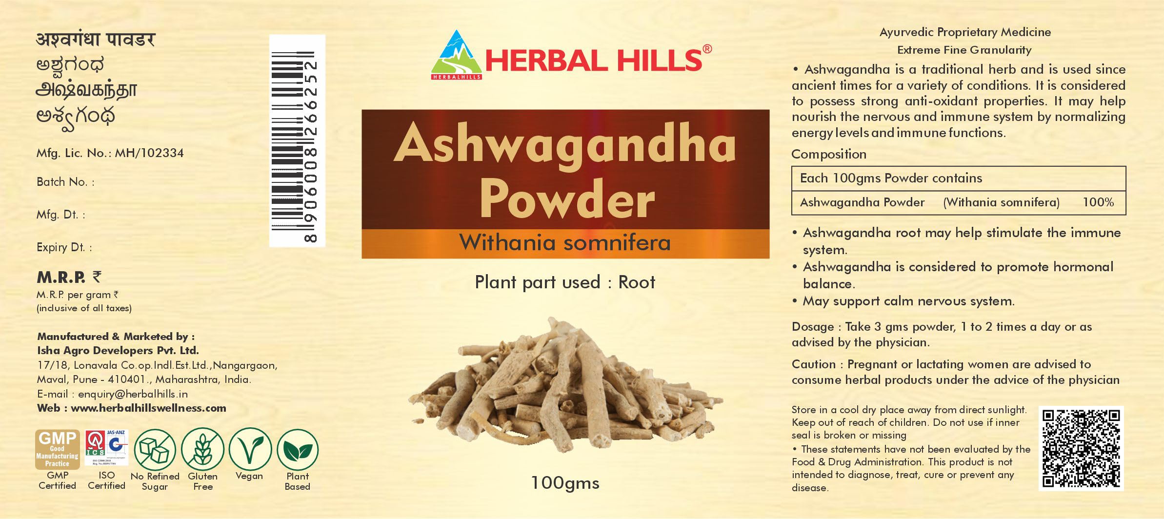 Natural mineral supplements for vitality