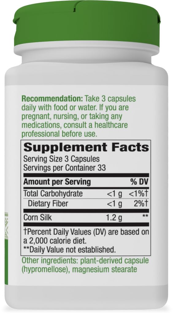 Natural mineral support with corn silk