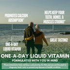 Natural mineral support with liquid calcium