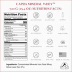 natural mineral whey for energy boost