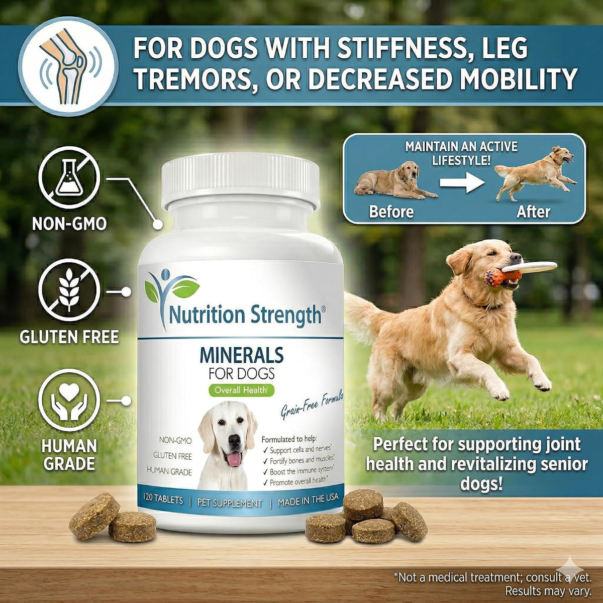 natural minerals for dog vitality