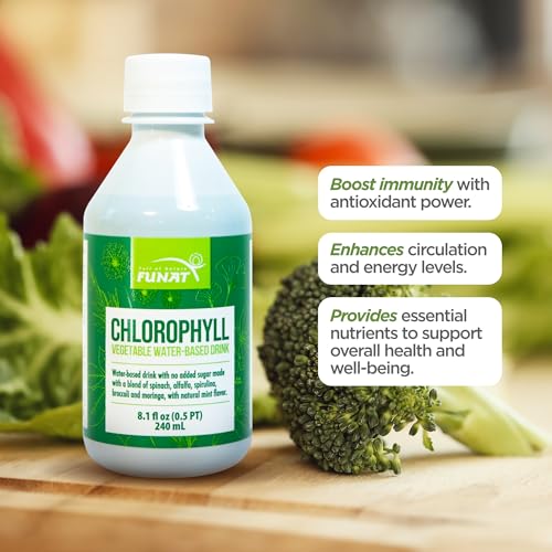 natural mint flavored chlorophyll drops