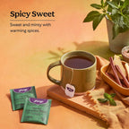 natural mint flavour herbal infusion