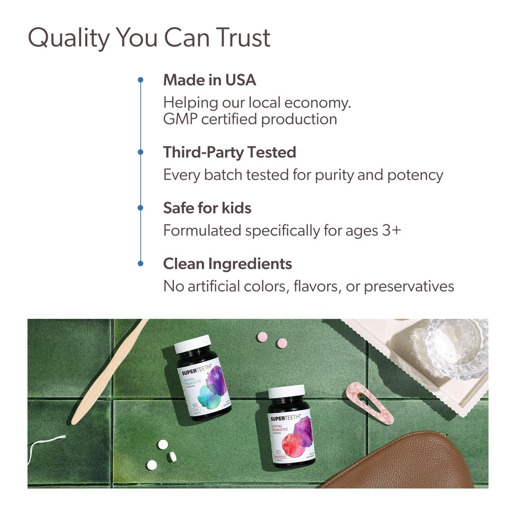 natural mint flavour oral probiotics