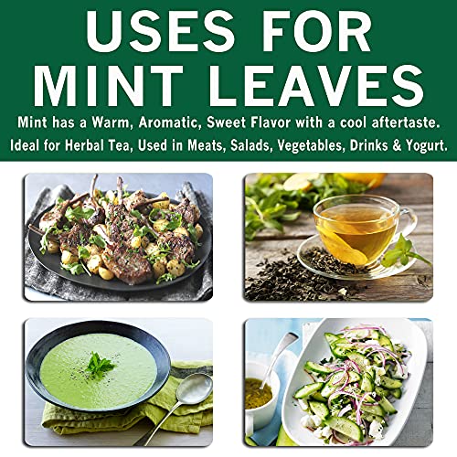 Natural mint for soothing chamomile tea