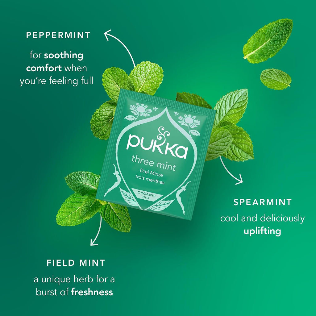 natural mint infusion for digestion