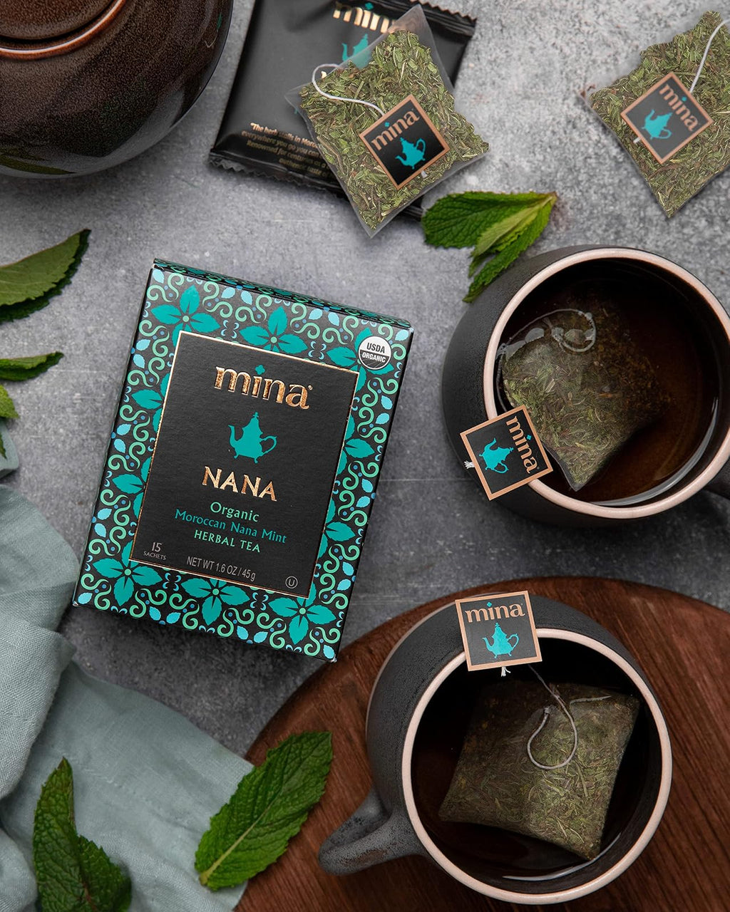 natural mint tea for digestion