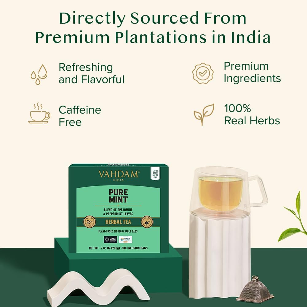 natural mint tea for digestion