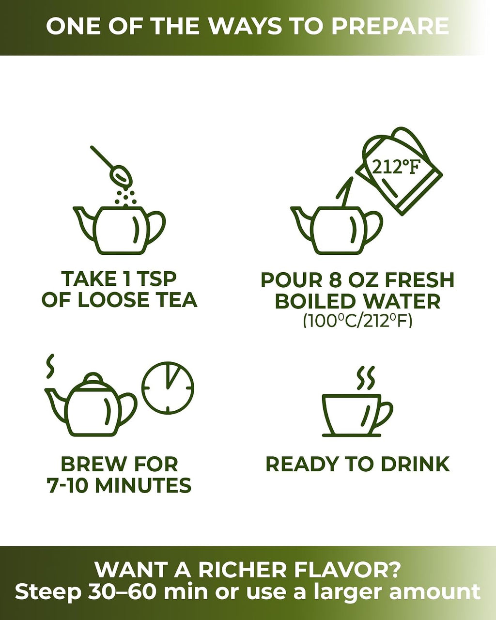 Natural mistletoe tea for digestion