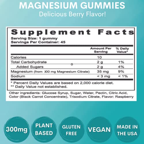 natural mixed berry magnesium chews